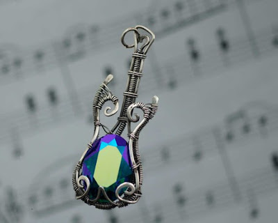 Musical Instrument Inspired Wire Wrapped Pendants and Tutorials by ...