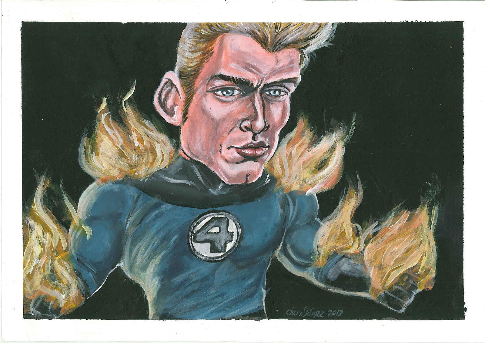 Oscar Gomez Ilustraciones: LA ANTORCHA HUMANA