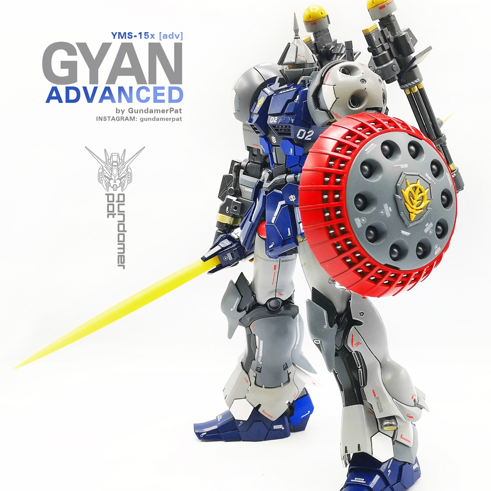 Custom Build: MG 1/100 YMS-15x [adv] Gyan Advanced