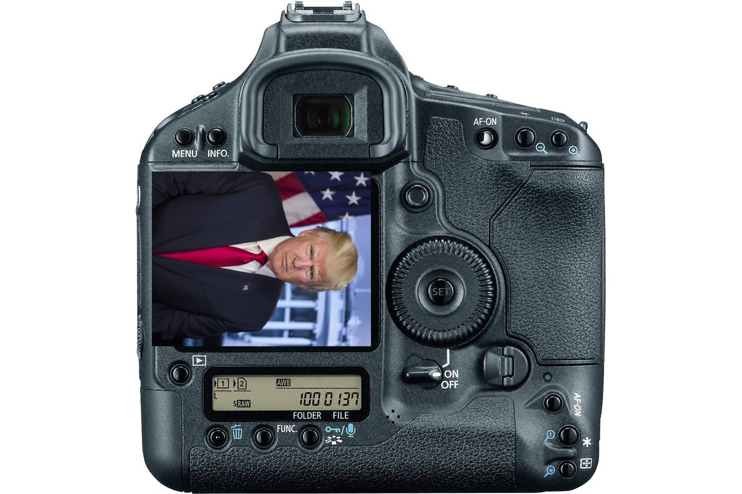 - POINTS OF VIEW _______________: DONALD TRUMP - THE FIRST OFFICIAL PICTURE