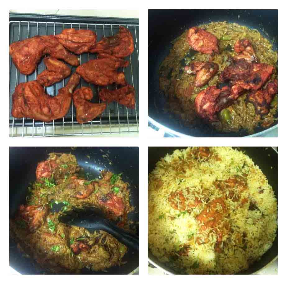 TANDOORI CHICKEN BIRYANI - HOW TO MAKE TANDOORI CHICKEN BIRYANI