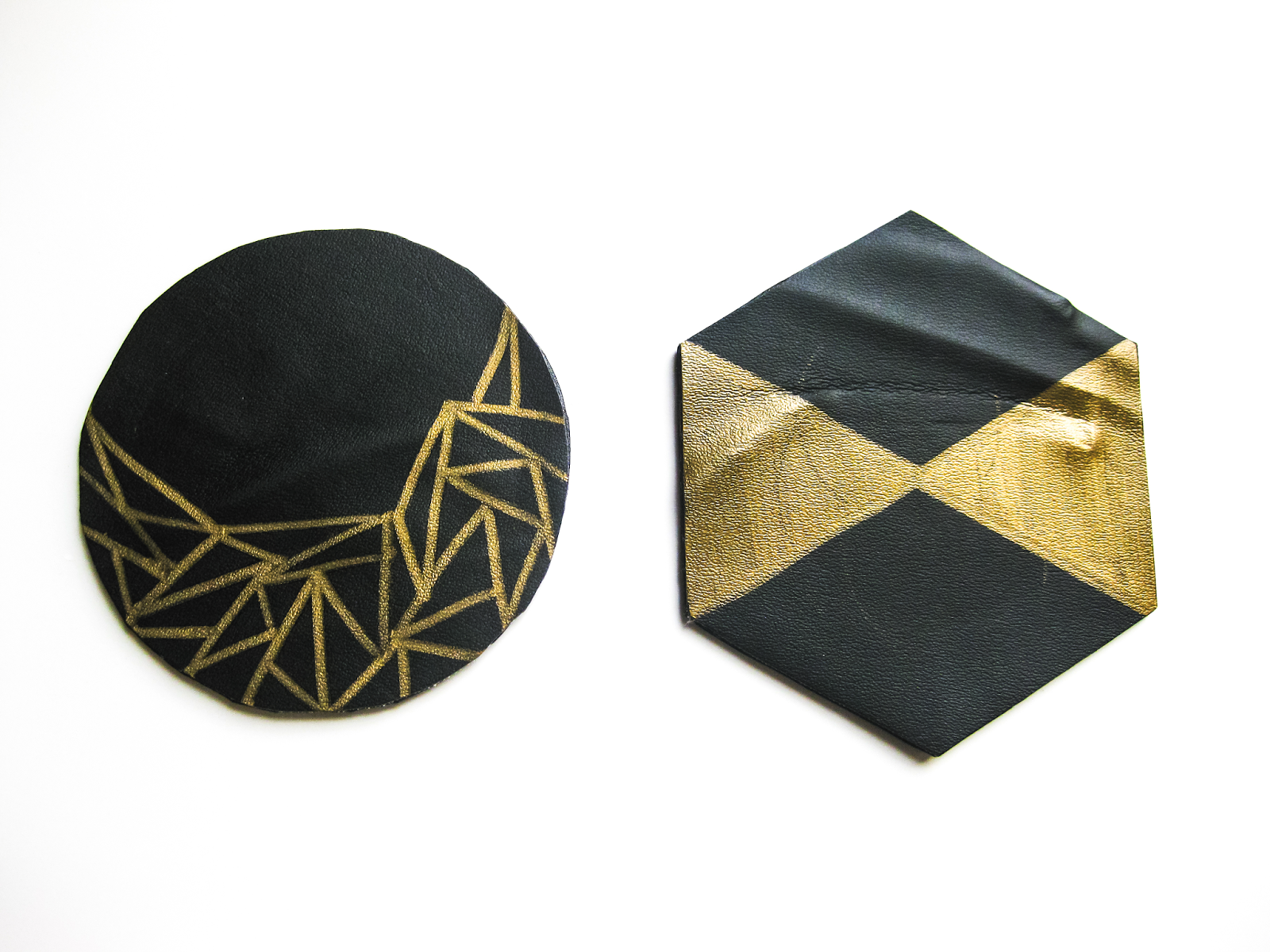 Cafe Craftea: DIY | Geometric Coasters