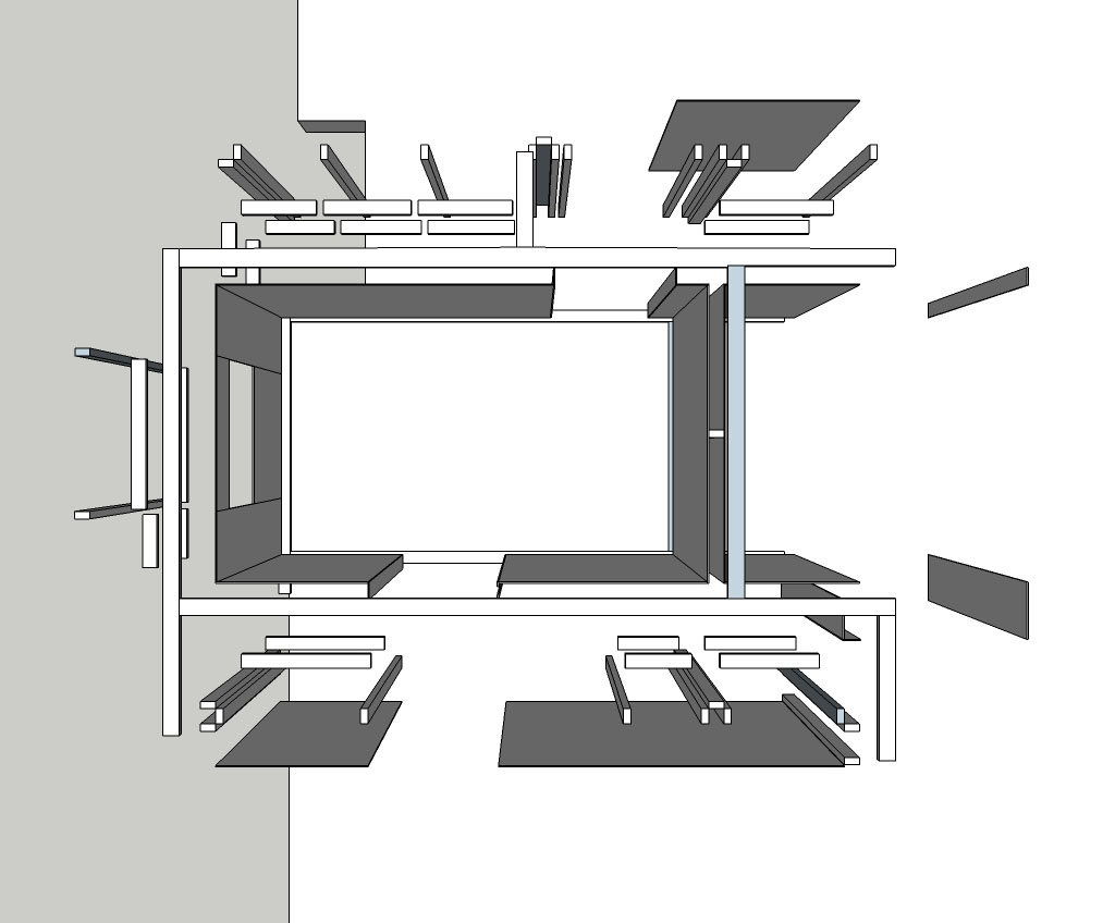 The Bath Room: Exploded structure