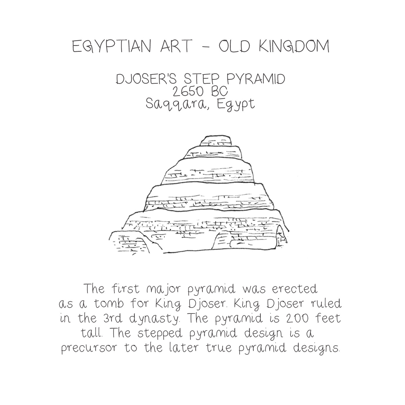 arthistorydoodles: Ancient Egyptian Art: Old Kingdom