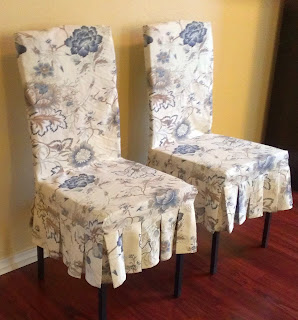 Aux Belles Choses: DIY Chair Covers & Decor