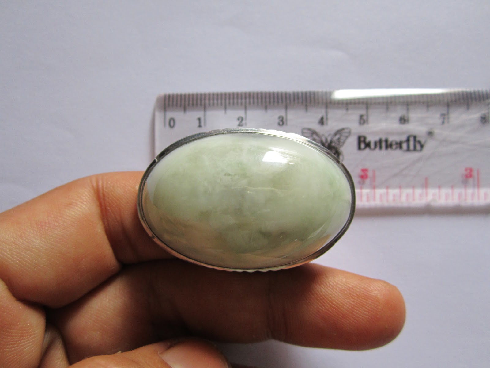 BATU CINCIN AKIK: GIOK PUTIH