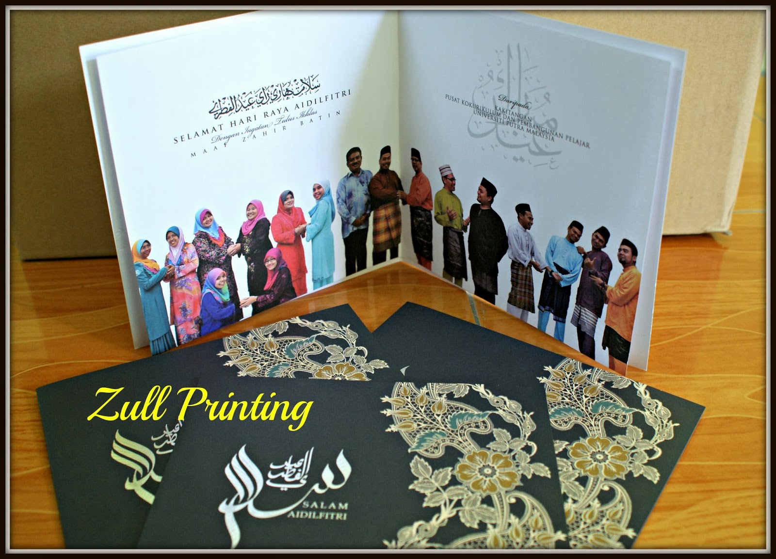 ZULL PRINTING: Tempahan Kad Raya dari UPM