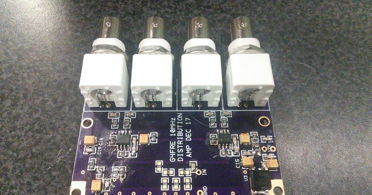 G4FRE RADIO BLOG: 10MHz Distribution Amplifier