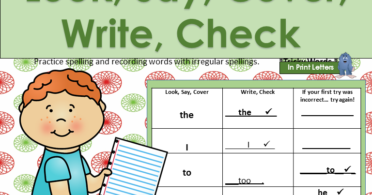 The Best of Teacher Entrepreneurs II: Look. SAY. Cover. Write. Check!