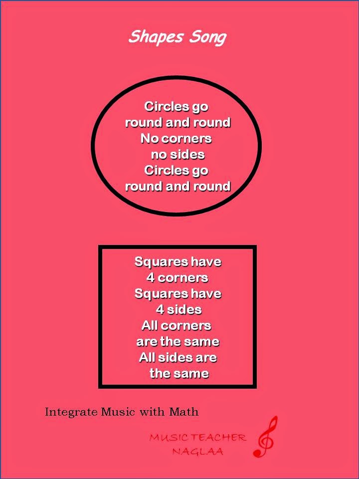 Miss Naglaa: Shapes Song ( Grade 1 )