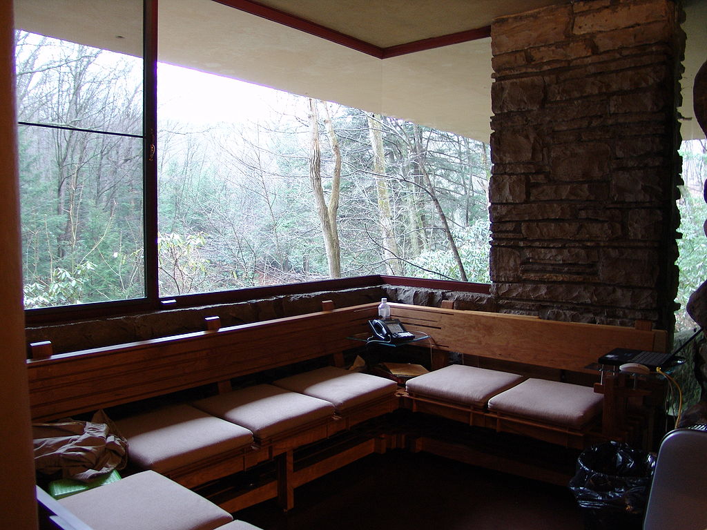 Falling Water - House on waterfall