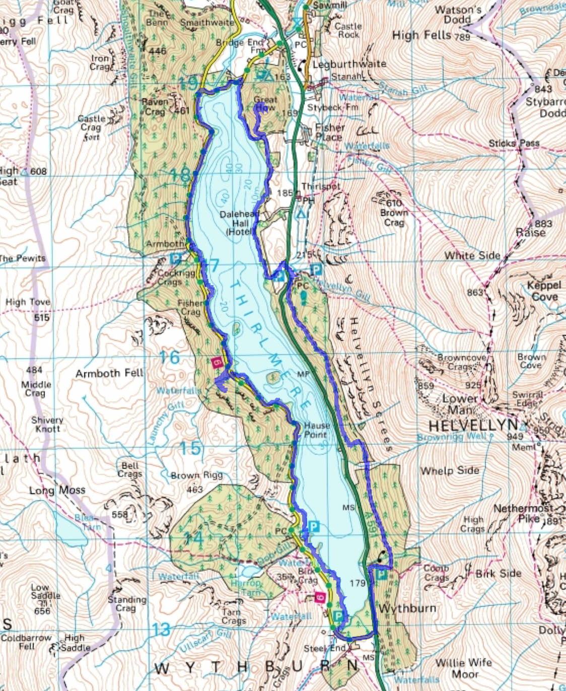 Stolly's Running Blog: The Thirlmere Loop