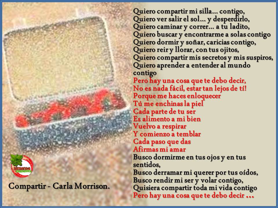 Pimenta Comenta: Compartir - Carla Morrison