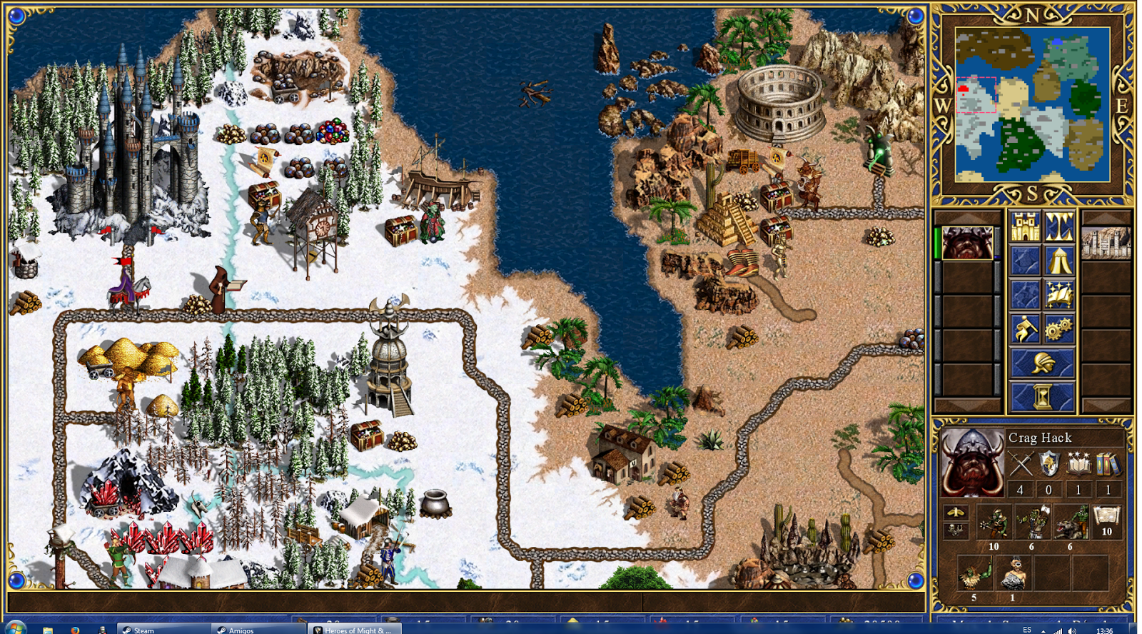 Héroes III HD mapas