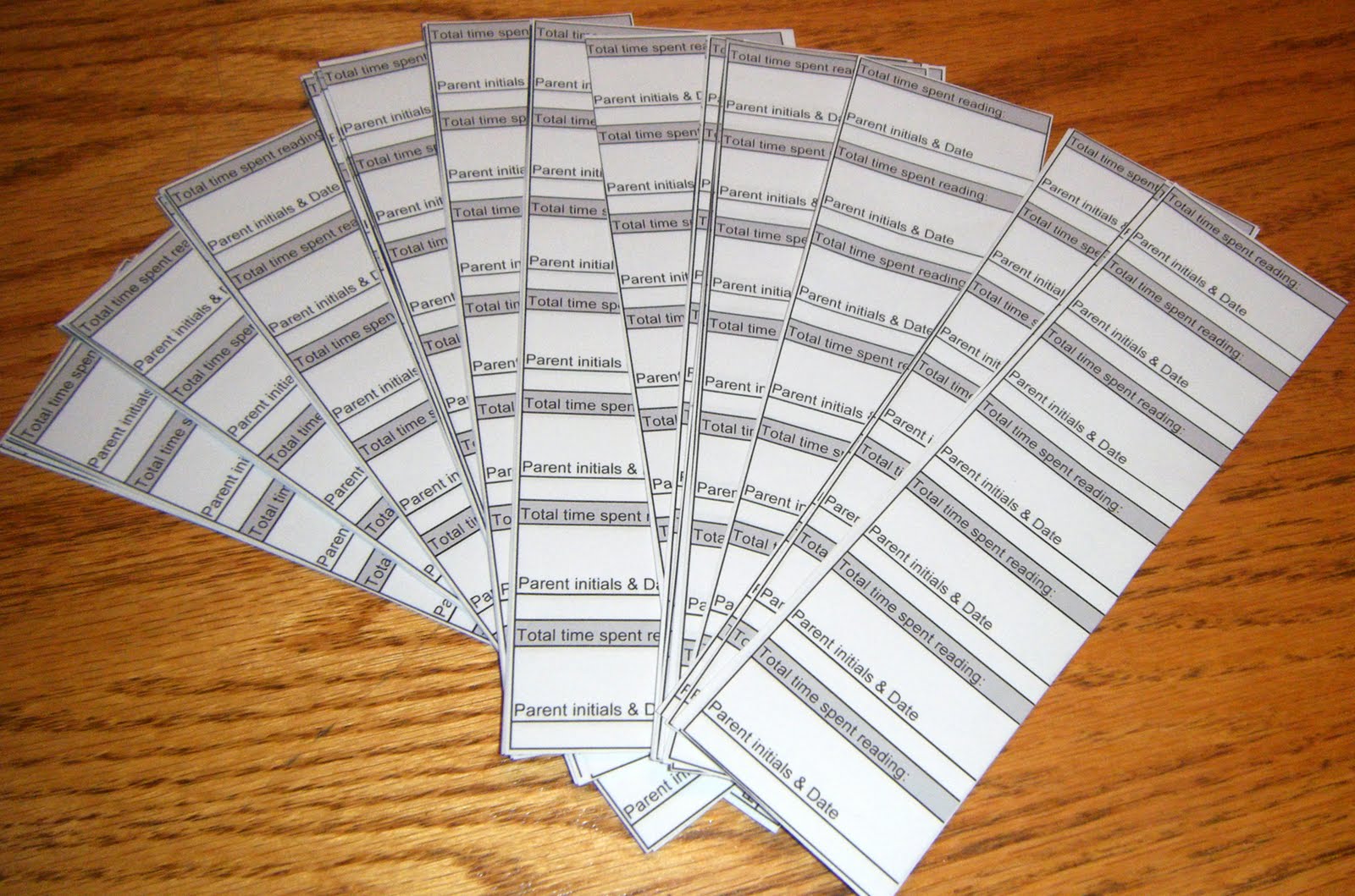 Cards by CG: Bound Bookmark Reading Logs