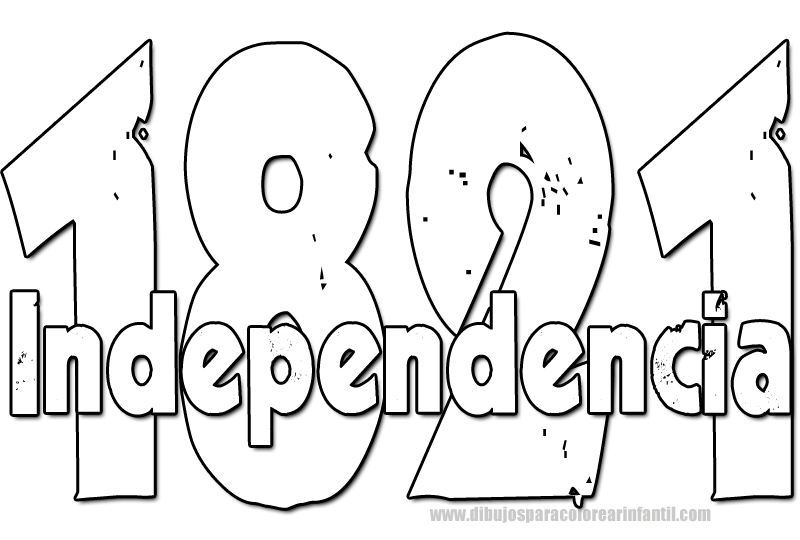 De la independencia para colorear - Imagui