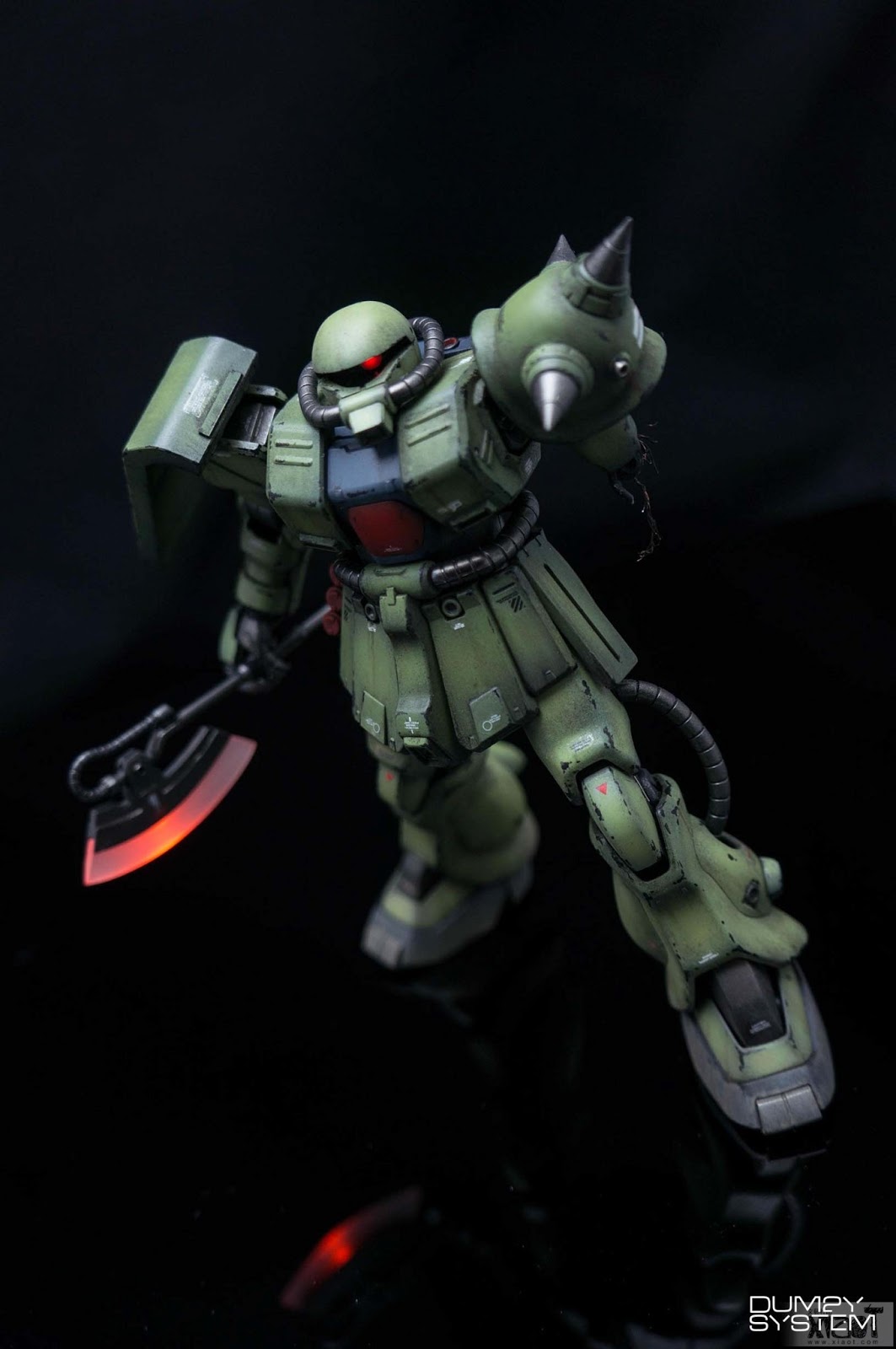 GUNDAM GUY: HGUC 1/144 MS-06FZ Zaku II - Customized Build