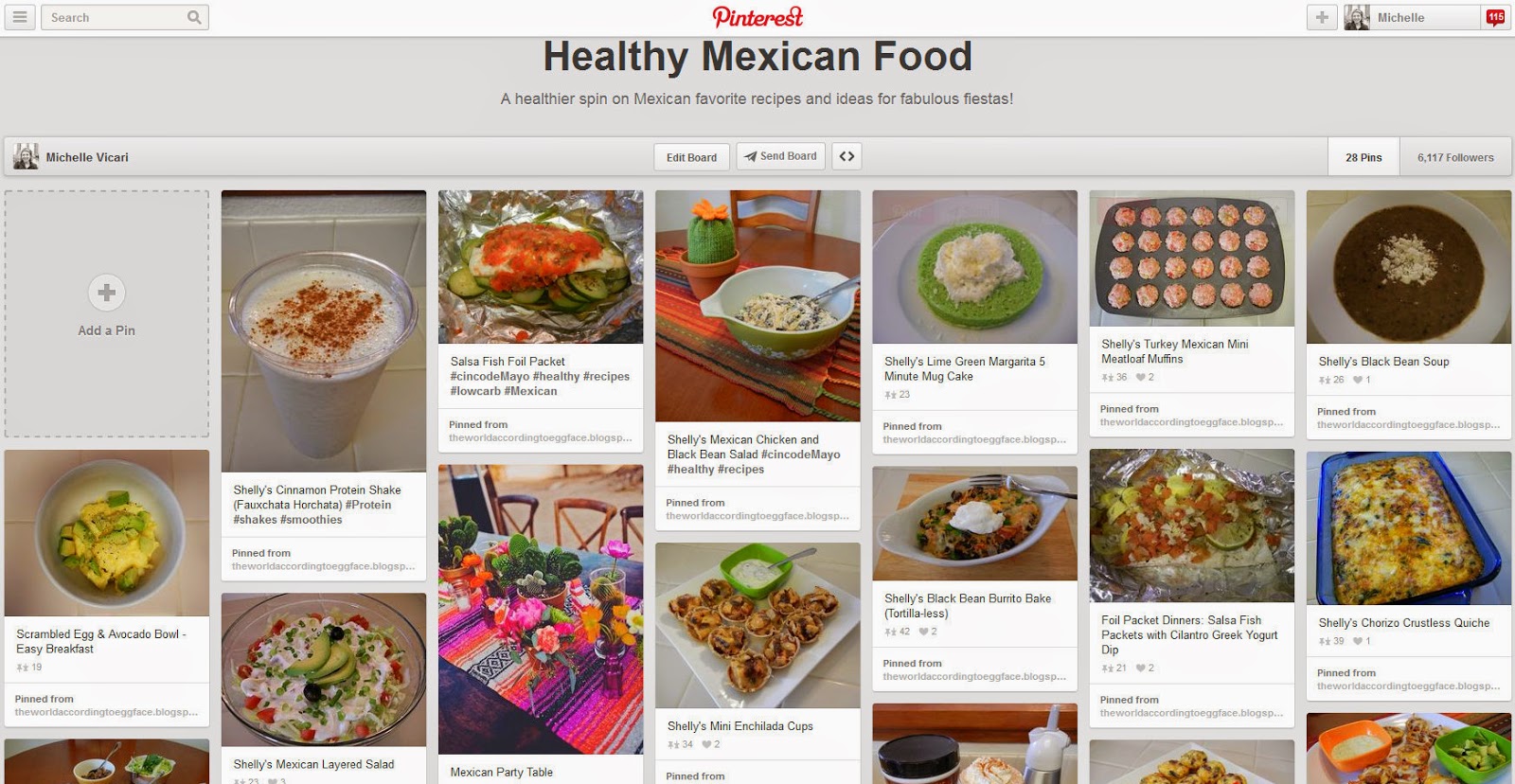 theworldaccordingtoeggface: Eggface Healthy Mexican Food Pinterest Page