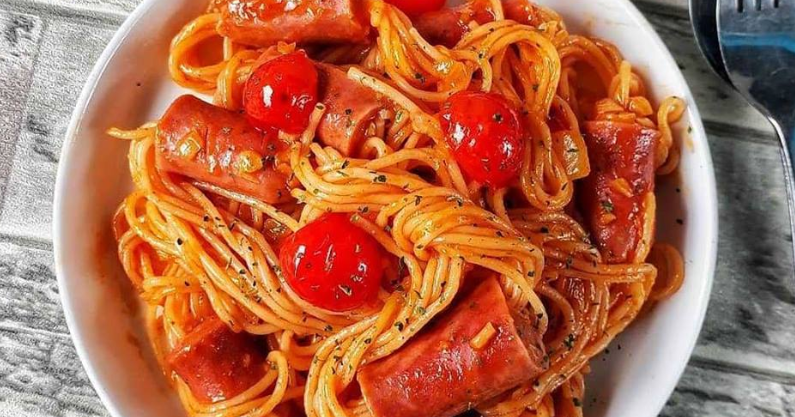 Resep Membuat Spaghetti Sosis Yang Enak Dan Lezat