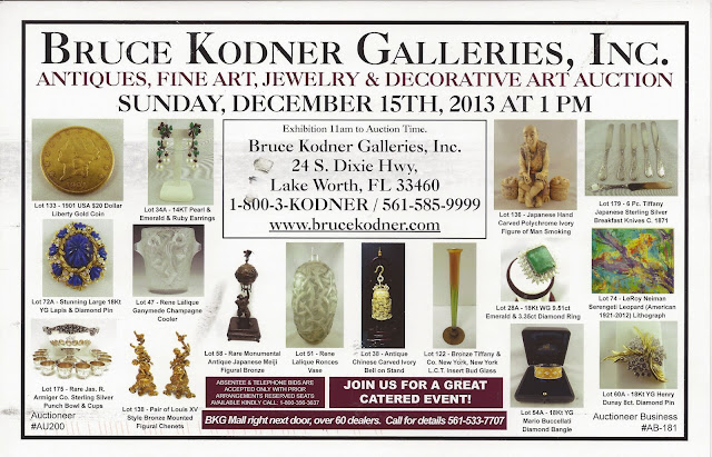 BRUCE KODNER AUCTION GALLERIES: AUCTION at BRUCE KODNER GALLERIES ...