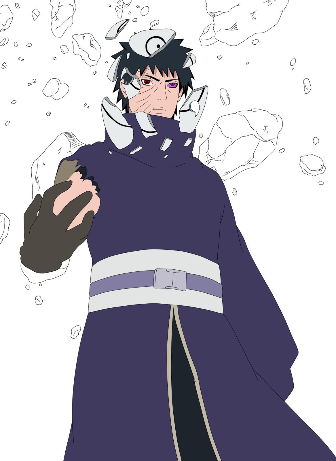 Animé imágenes by Akatsuki Karasu: 38 renders de Tobi / Obito