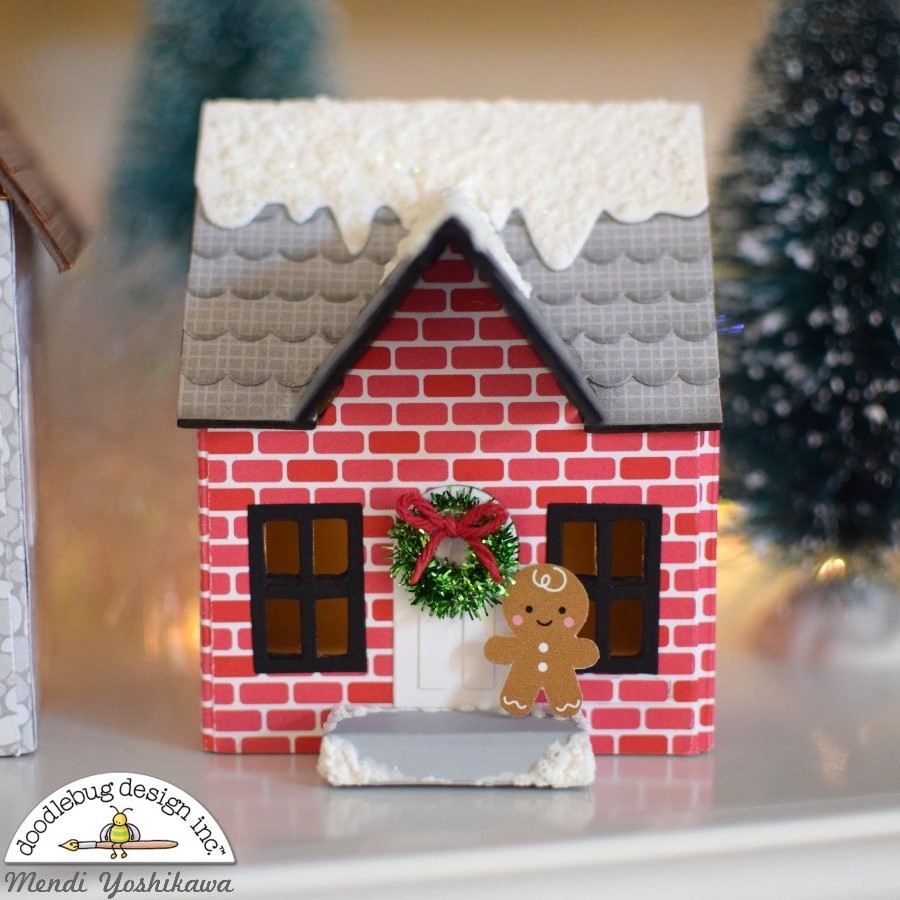 Doodlebug Design Inc Blog: Mix it Up Challenge: Christmas Village by Mendi