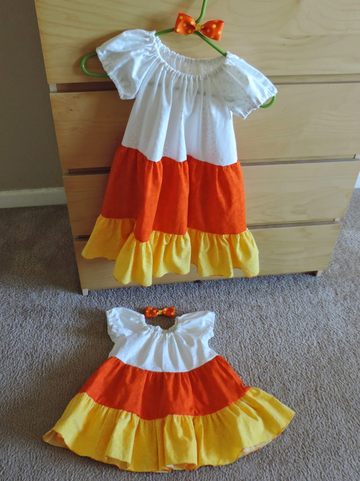 Greatly Blessed: Sew Along: Make a Candy Corn Dress