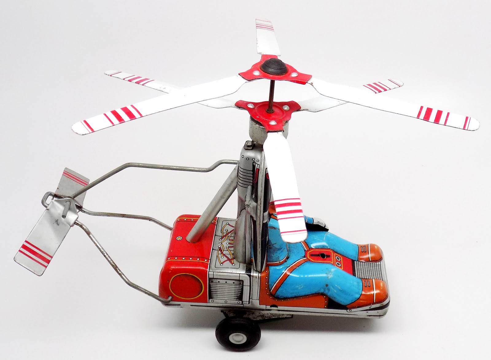 Toys and Stuff: Japan - Haji USAF Gyrodyne XRON-1 Rotorcycle