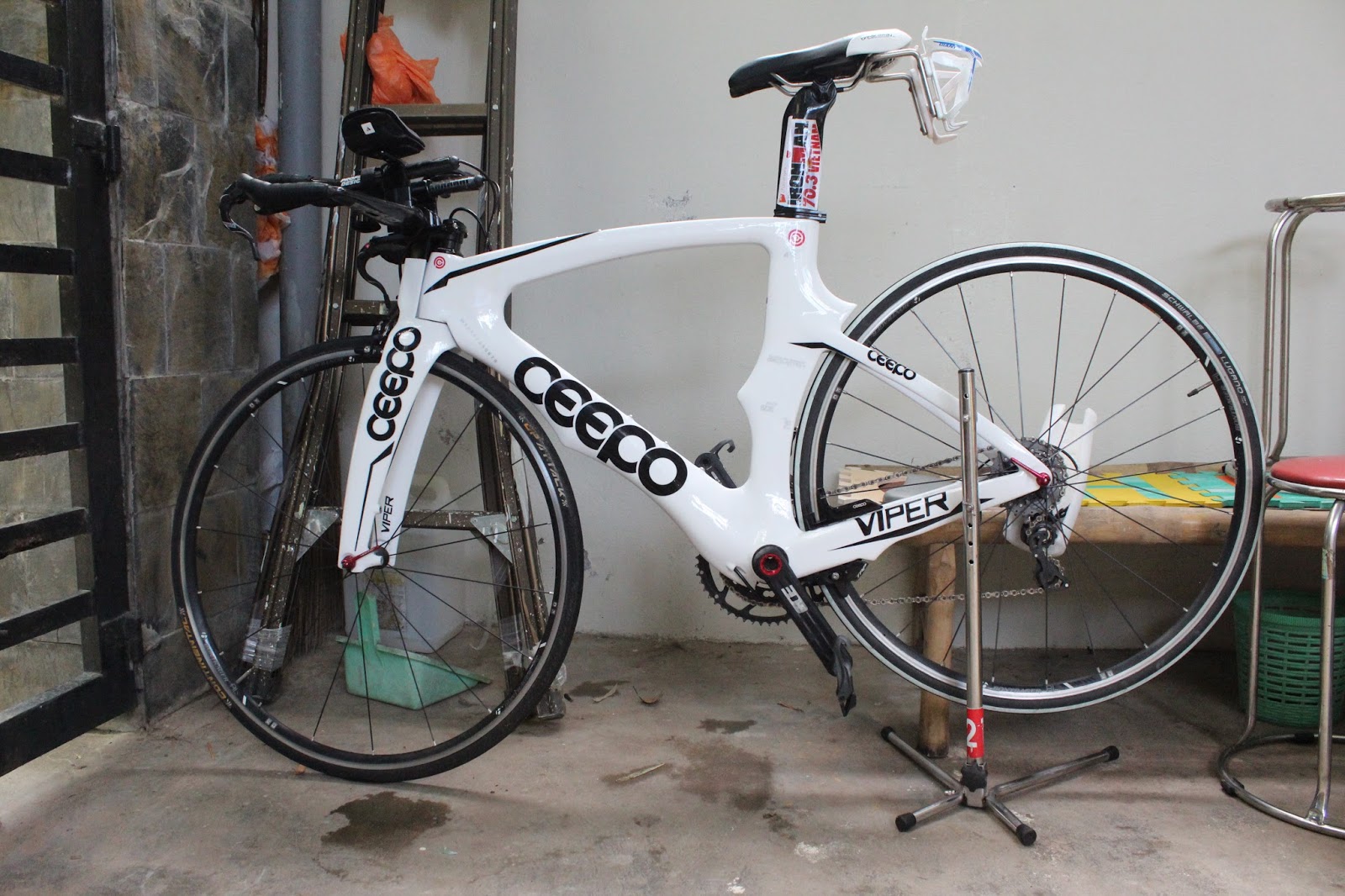 Cận cảnh Xe đạp - Ceepo Viper 2015. | Ba Môn Phối hợp (Triathlon)