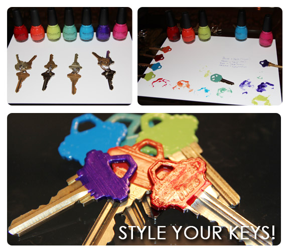 Crafty Mrs. G: Nail-Polished Keys