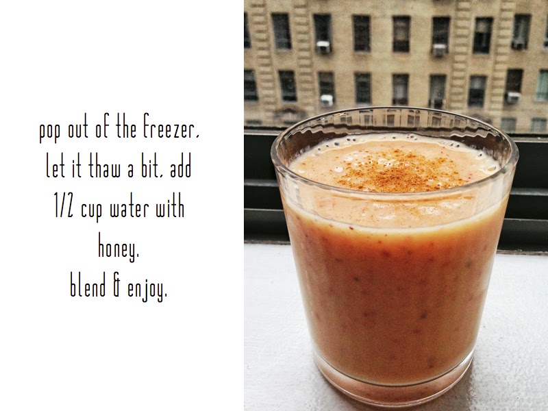 The NYC Diet: In a New York Minute: Pre-packaged Smoothie Packs