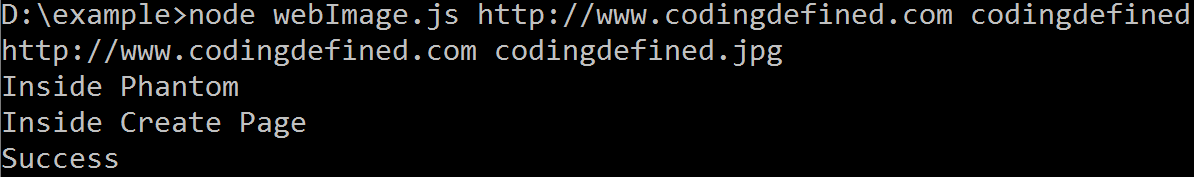 Capture Screen Of Web Pages Through Url In Nodejs Coding Defined