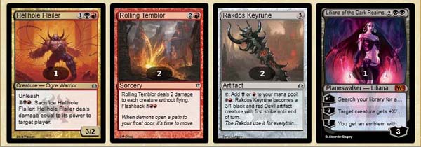 Magic the Gathering Adventures: ISD+RTR Rakdos Deck Online