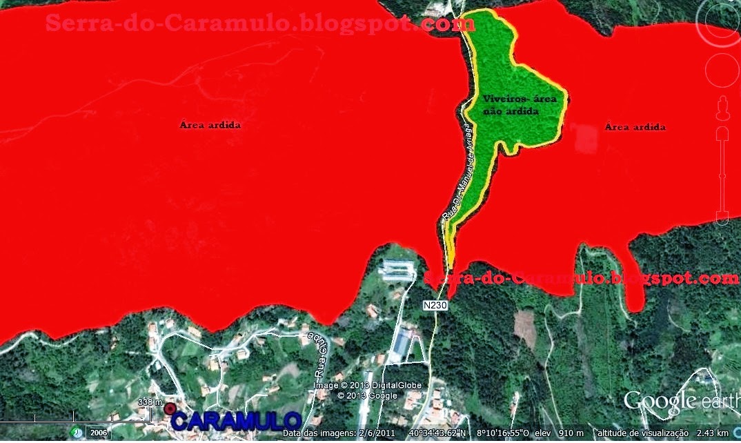 Visit Serra do Caramulo: Incêndios na Serra do Caramulo- verão 2013