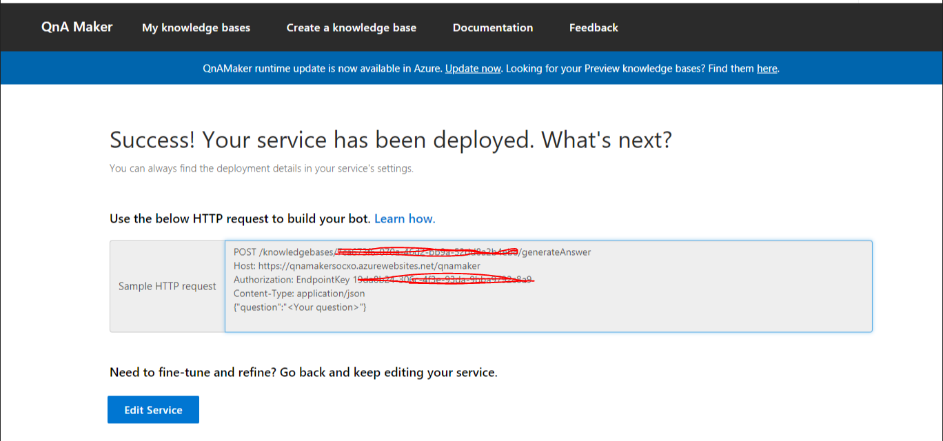 Create and integrate QnA Maker chat bot with MS Azure & Asp.Net