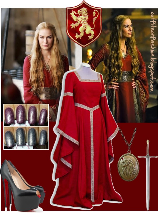 Outfits on Fashion: Game of Thrones Outfit: Red Cersei Lannister