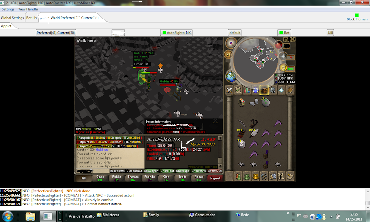 Runescape Bots . Dicas . Links . Tutorial