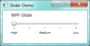 Tech: WPF Slider with annotations.