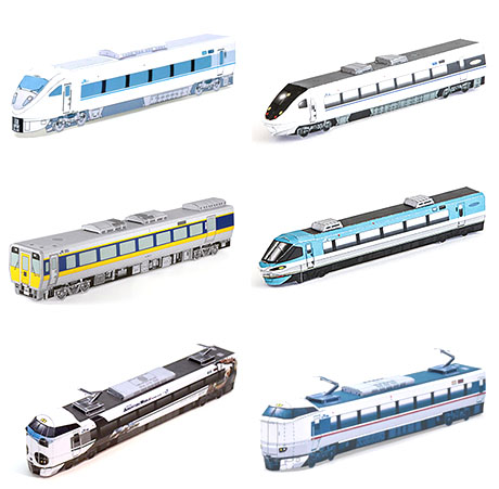West Japan Railway Company Trains Paper Models | Paperized Crafts