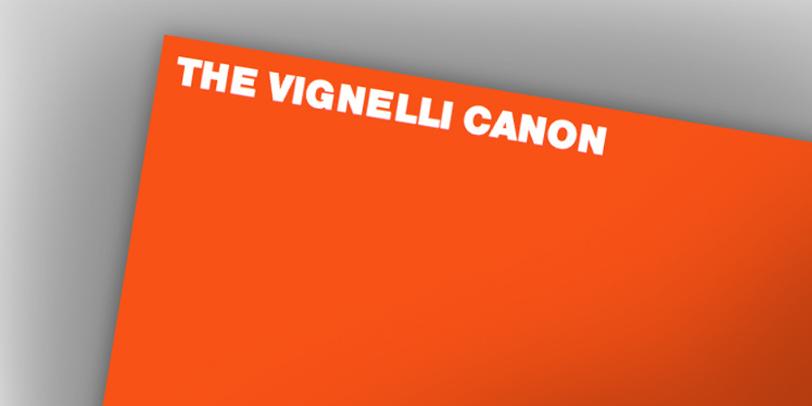 The Vignelli Canon by Massimo Vignelli