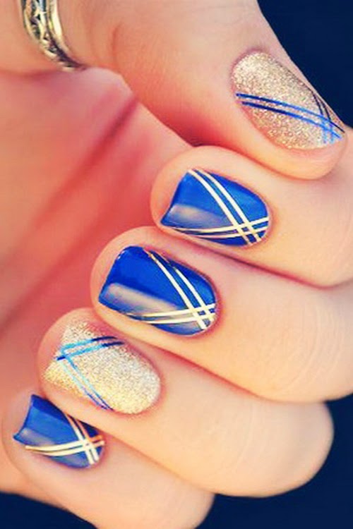 Modern Nails Decorated Easy and Nice | Art Designs and Ideas