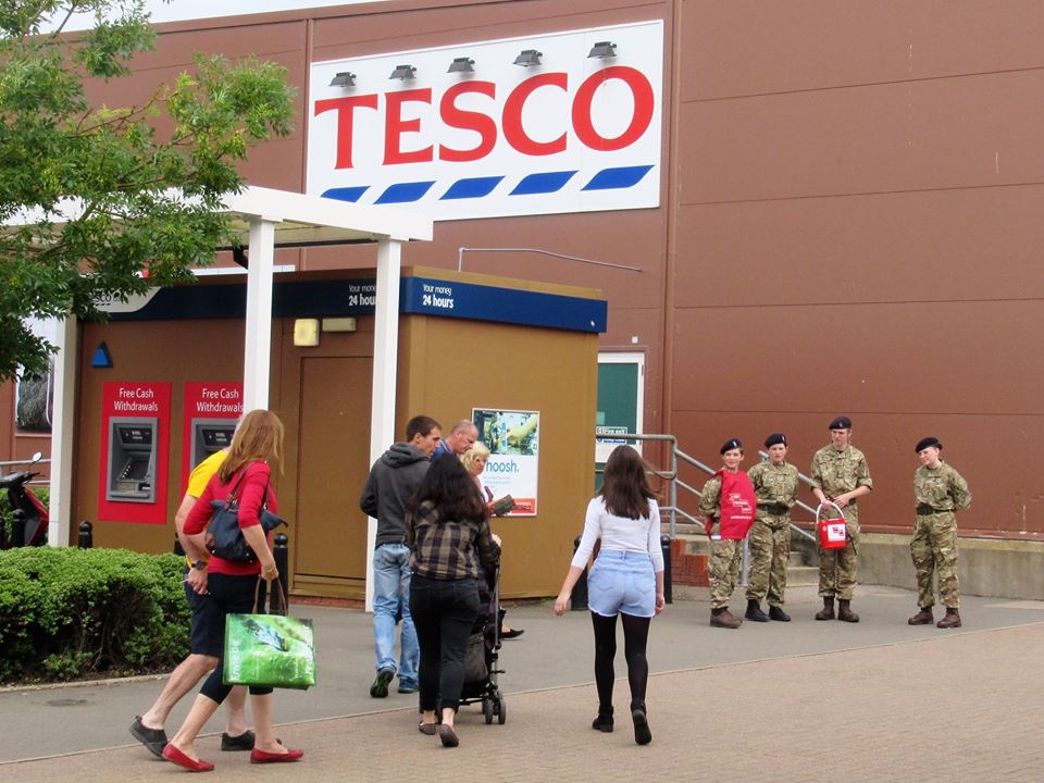Martin Brookes Oakham: Tesco Oakham Supporting The ABF Soldiers Charity