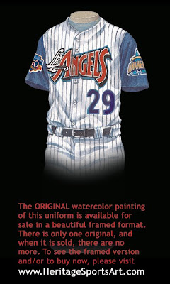 Los Angeles Angels Uniform and Team History | Heritage Uniforms and ...