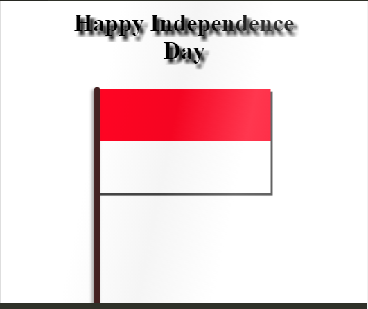 Membuat Bendera indonesia Dengan HTML,CSS,JAVASCRIPT