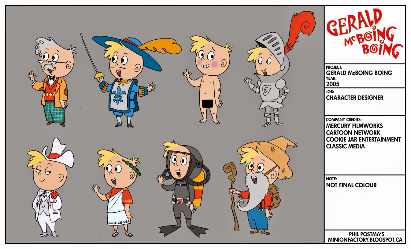 MINION FACTORY: 2005 - Gerald McBoing Boing