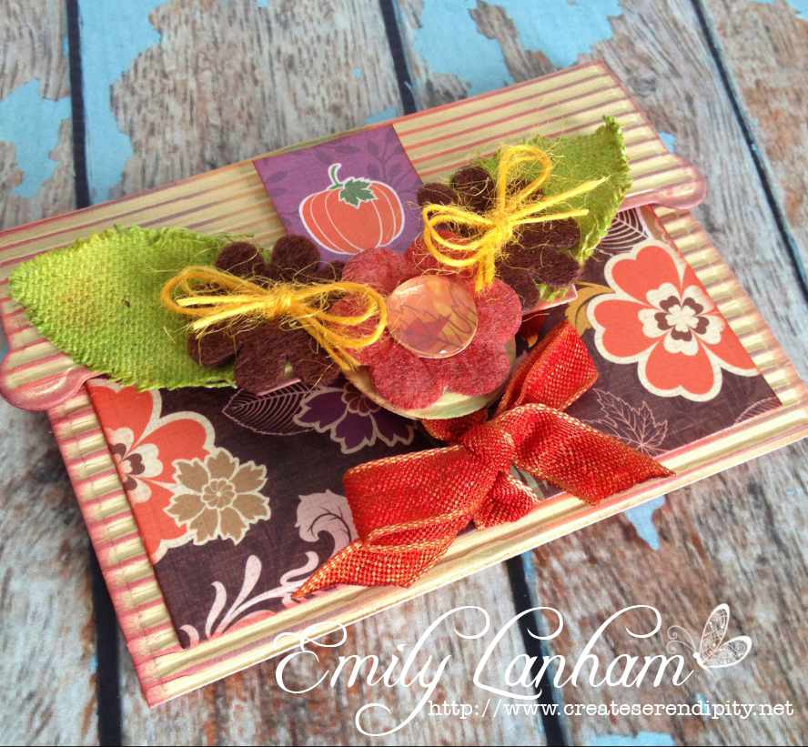 Create Serendipity: Autumn All-in-One Envelope/Note Card