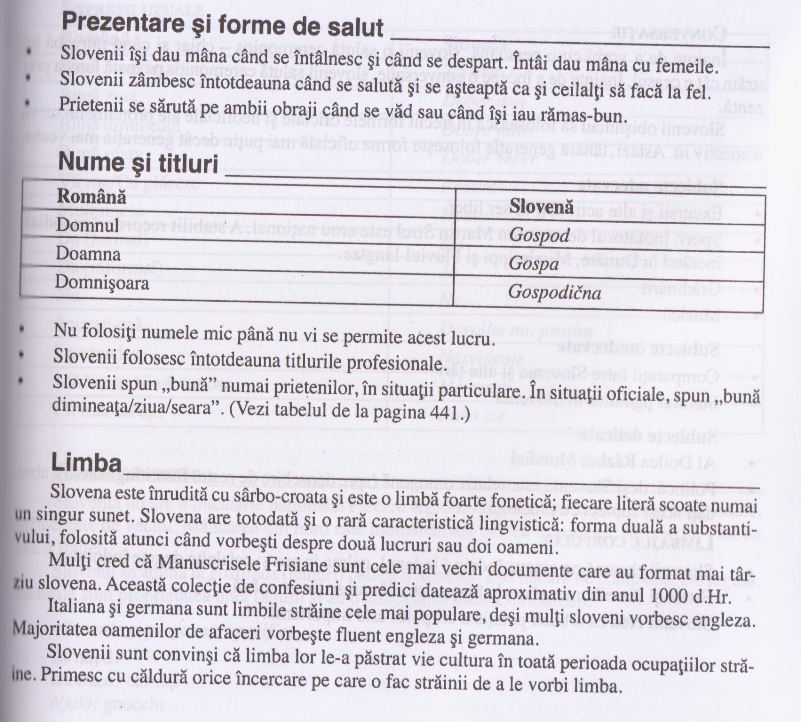 Profu`economist: Aplicaţie - MANIERE ŞI OBICEIURI DE BUSINESS