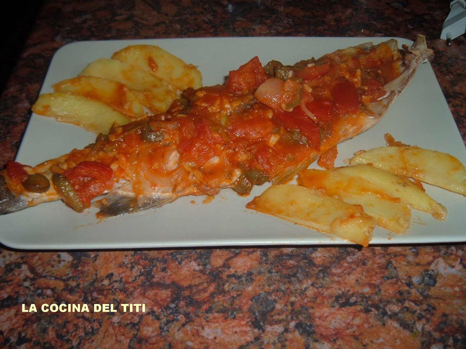 Robalo al horno - LA COCINA DEL TITI