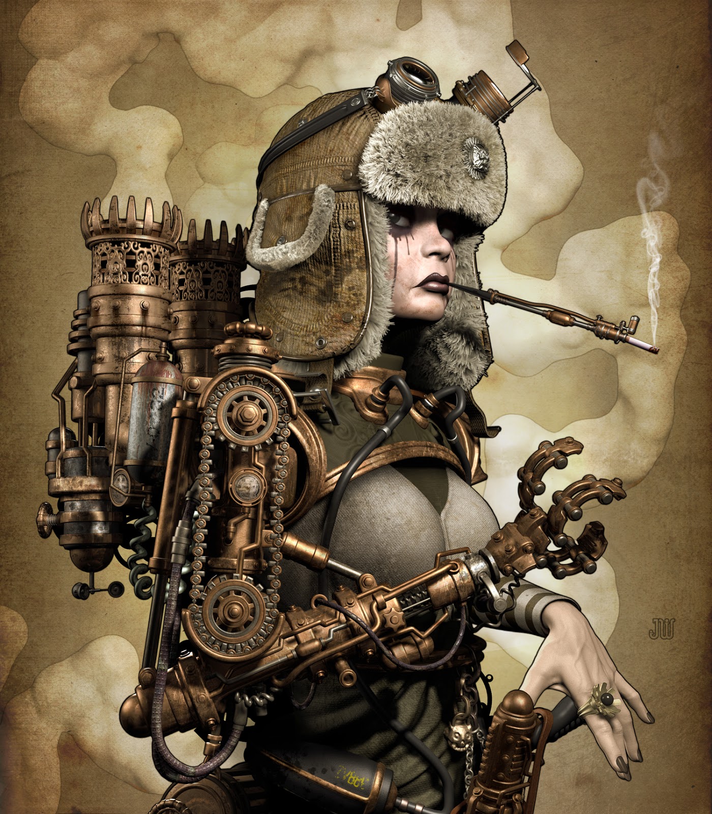 Calvin's Canadian Cave of Coolness: Saturday With The Steampunk Girls