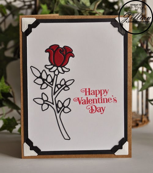 A Jillian Vance Design: A Valentine Rose Card